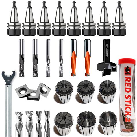 30 Piece Starter Tooling Kit For The Cabinetmaker Q4 8 Cnc Router • Canadian Woodworker