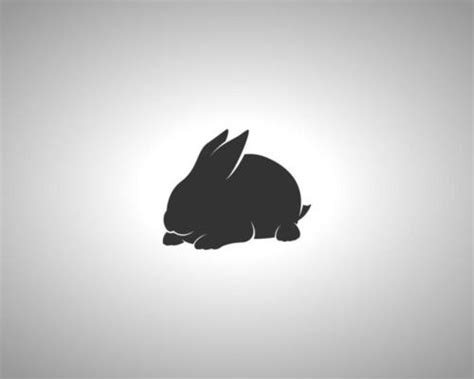 Rabbit Minimal Vector Art Icons And Graphics For Free Download