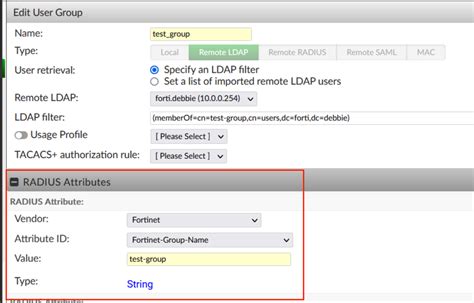 Solved Fortiauthenticator Ldap Groups Used On Fortigate Fortinet Community