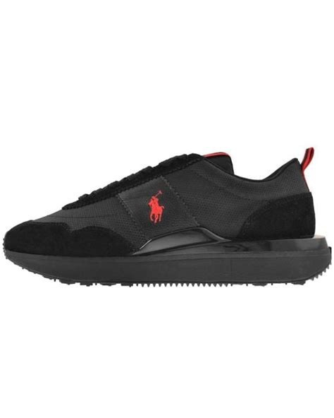 Ralph Lauren Train 89 Trainers In Black For Men Lyst
