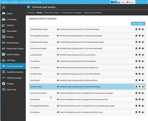 Arduino Screens Trigger Events · Issue 387 · Shwoteversimhub · Github