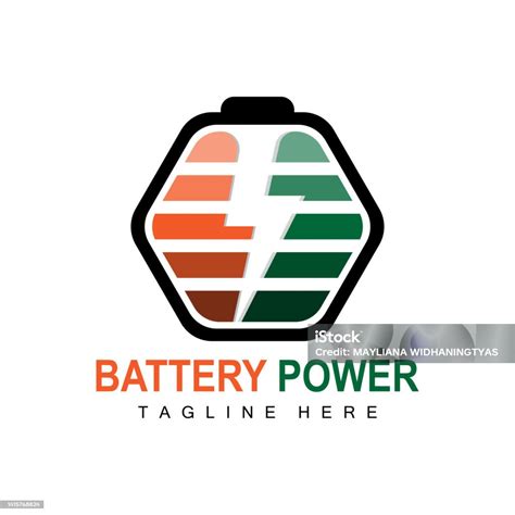 배터리 로고 디자인 기술 충전 일러스트 레이 션 회사 브랜드 벡터 급유에 대한 스톡 벡터 아트 및 기타 이미지 급유 녹색