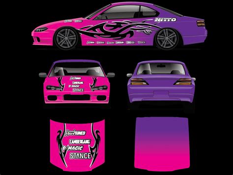 Scale RC Drift Livery Kit Tribal Livery Etsy