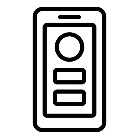 Video App Icon Outline Vector Internet Screen 15042424 Vector Art At Vecteezy