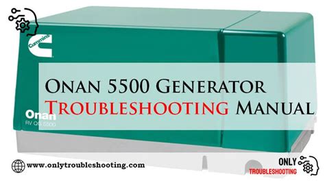 Onan 5500 Generator Troubleshooting Manual Quick Fixes