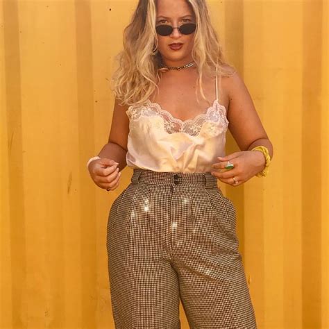Satin Slip And Plaid Pants Outfits Plaid Pants Satin Slip