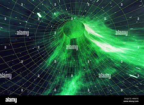 Star Warp Or Hyperspace Abstract Speed Tunnel Warp In Space Across The Universe 3d Rendering