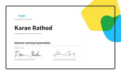 Proud To Share That Ive Completed Kaggles ‘machine Learning Karan Rathod
