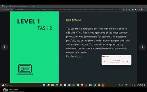 Video Uday Kiran Magam On Linkedin Level1 Task2 Internship Html5