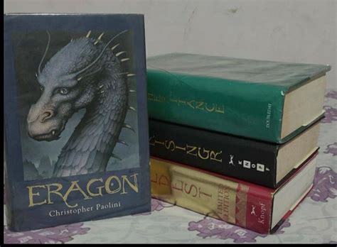 Inheritance Cycle By Christopher Paolini Hardbound Book Set Eragon Eldest Brisingr