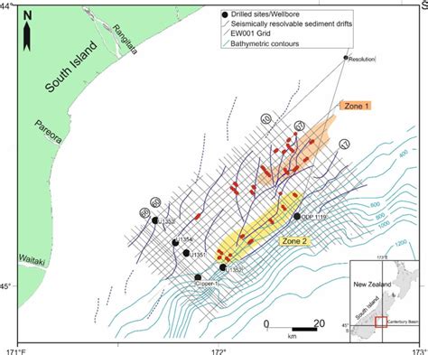 Facies Map Depicting The Distribution Of Pipes Interpreted In This