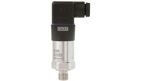 48788144 Wika S 20 Series Gauge Pressure Sensor 0psi Min 500psi Max Analogue Output Gauge
