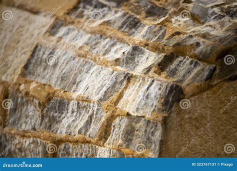 Stone Wall Texture Ceiling Gray Stone Cladding With Stones Of