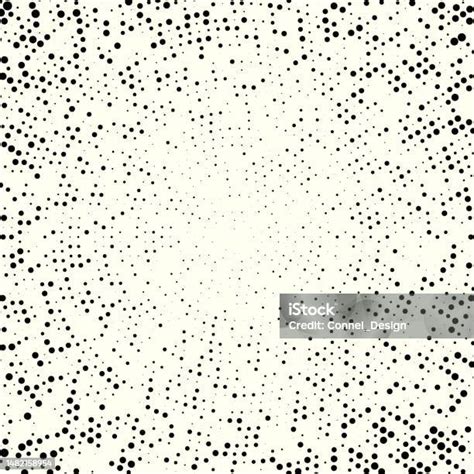 Circular Pattern Of Circle Dots Fading To The Middle Stock Illustration Download Image Now