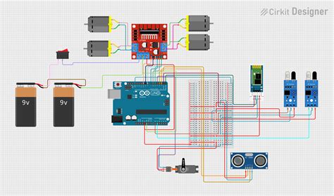 Arduino Uno Based Line Following And Object Detecting Robot With Bluetooth Control How To