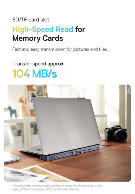 BASEUS In Type C HUB To K HDMI Compatible DP RJ Mm Jack SD TF Card USB Adapter