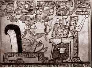 Ancient Mayan God Itzamna