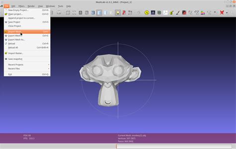 Blender2 8 色付きメッシュからテクスチャ付き3dモデルobjの作成法