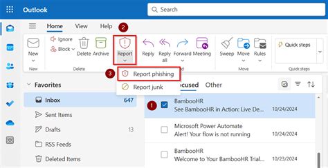 Report Phishing Emails In Outlook Sqmks