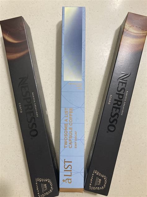 네스프레소 바리스타 크리에이션 캡슐 코르토 스쿠로 And 투썸 디카페인 캡슐 리뷰 네이버 블로그