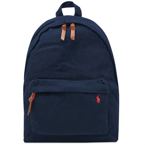 Polo Ralph Lauren Mens Usa Bear Backpack In Navy Polo Ralph Lauren
