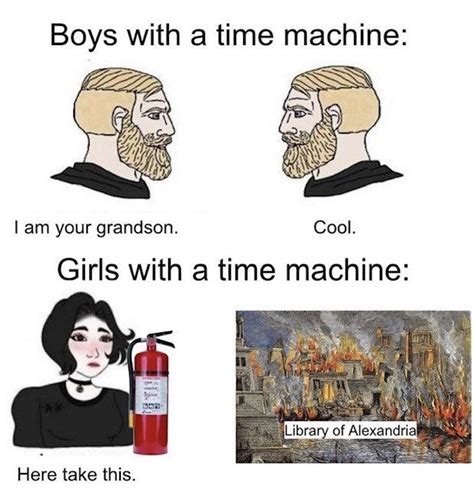 Time Machine Meme History Jokes Historical Humor History Humor