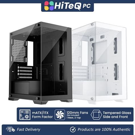 HiteqPC MATX ITX Tempered Glass Mid Tower PC Case 1stPlayer Miku Mi2 KEYTECH Robin Lite