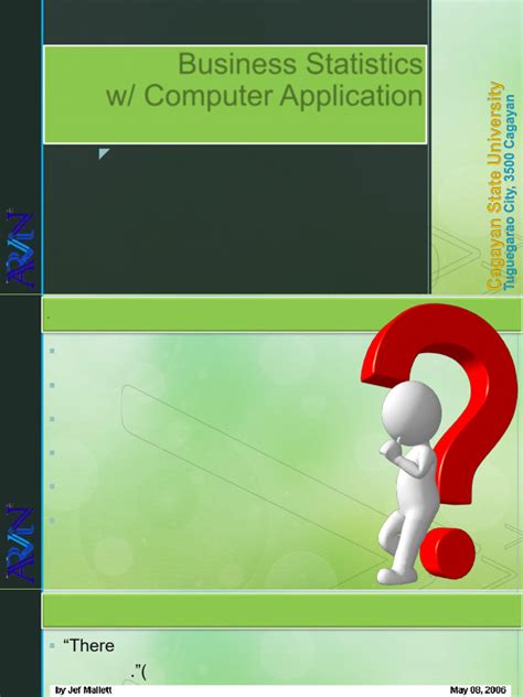 1 Business Statistics Intro Pdf Statistics Sampling Statistics