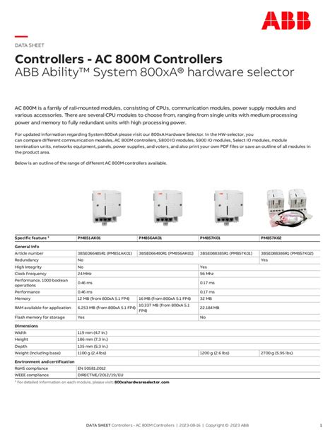 800xa outline controllers ac 800m controllers pdf random access memory central
