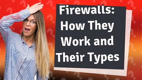 How Do Firewalls Work And What Are Their Types YouTube
