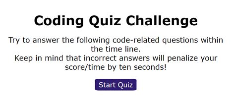 GitHub CodeByDex BC M4 Challenge AS A Coding Boot Camp Babe I WANT To Take A Timed Quiz On