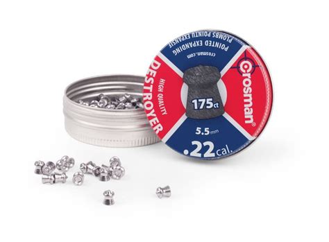Crosman 22 Destroyer Pellets 175pk
