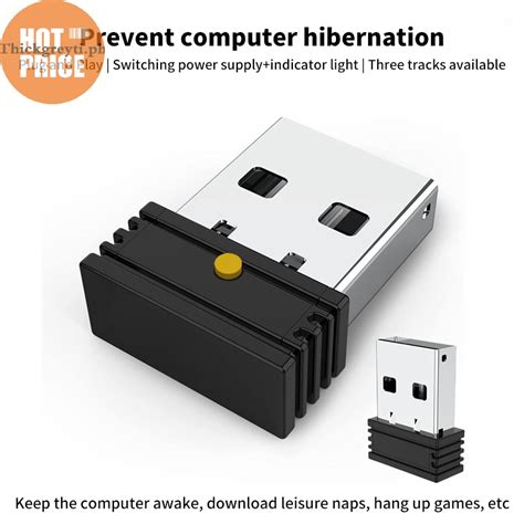 Grayti Mini Automatic Mouse Jiggler Mover Undetectable Usb Automatic Move Cursor Shaker Plug And