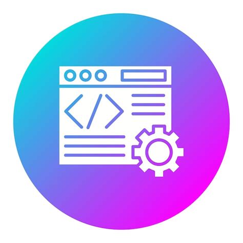 Premium Vector Web Development Vector Icon Can Be Used For Coding And Development Iconset