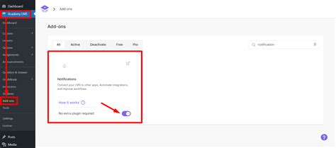 How To Use Academy Lms Notification Addon Academy Lms