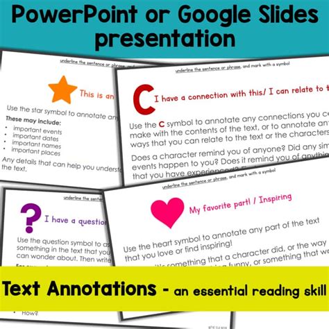 Text Annotating Lesson How To Annotate A Text Reading Annotations Activity