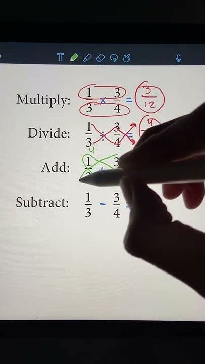 Multiply Divide And Add Fractions Fun Math Justicethetutor Shorts Maths Youtube