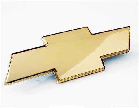 Front Grille Bowtie Emblem Gold Badge 24cm For Silverado 1999 2002 Oem