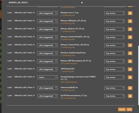 UAP Ultimate AAF Patch Downloads Advanced Animation Framework LoversLab