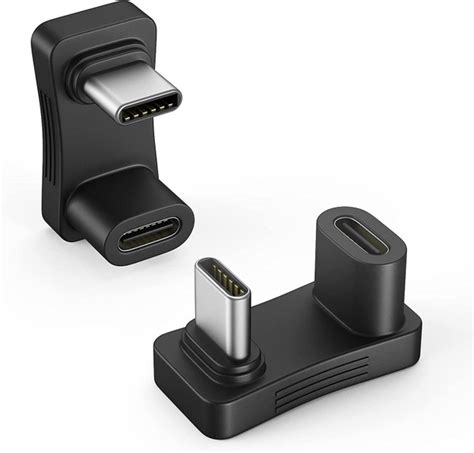 Адаптер Usb C для быстрой зарядки угловой адаптер типа C 2 шт купить с доставкой по