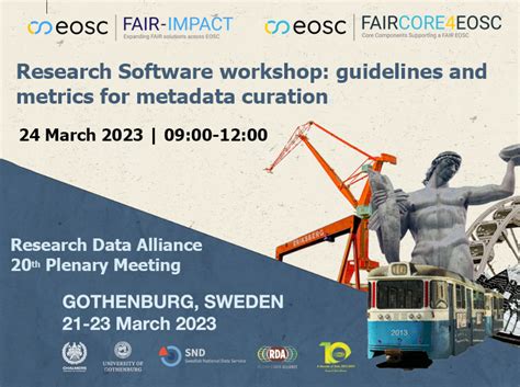 Research Software Workshop Guidelines And Metrics For Metadata Curation Software