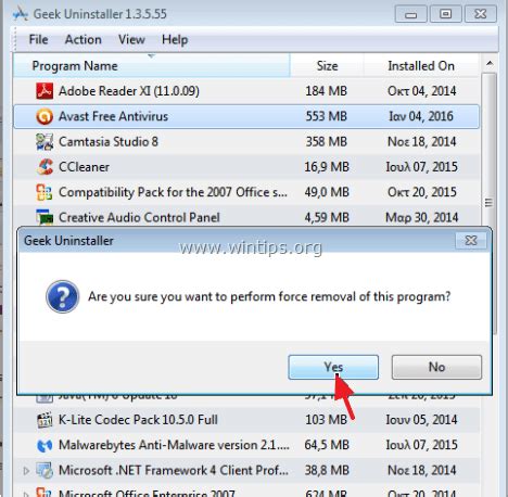 Unable To Uninstall AVAST Stub Cannot Run Installer Updater Executable SOLVED WinTips Org