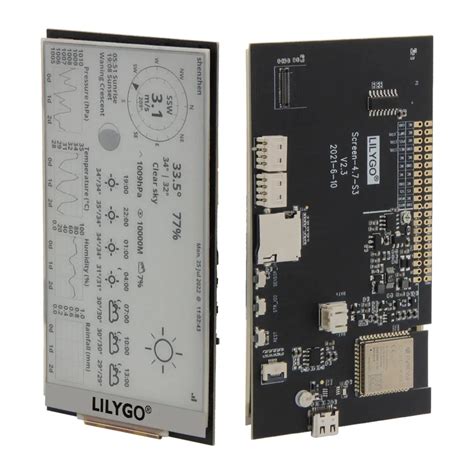 Lilygo® T5 47 Inch E Paper V23 Esp32 S3 From Lilygo On Tindie