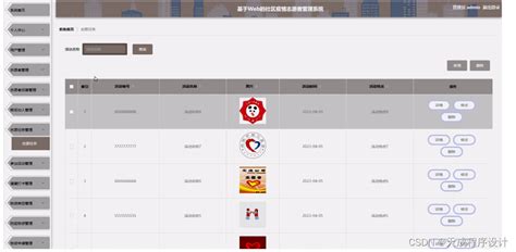 Javaphpnodejspython基于web的社区疫情志愿者管理系统【2024年毕设】 Csdn博客