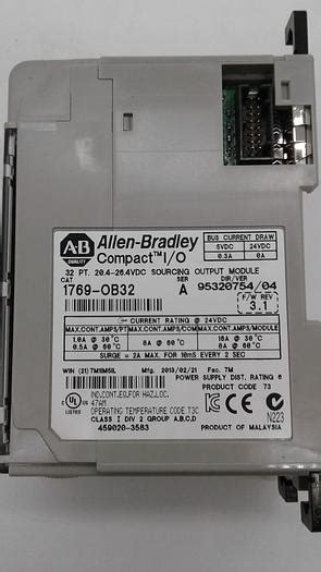 Used Allen Bradley Compact I O 32 PT 1769 OB32 For Sale At ND Industrial Surplus