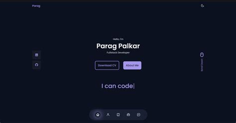 Github Paragpalkar Portfolio Welcome To The Portfolio Website This Repository Contains A