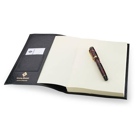 Conway Stewart Luxury A5 Leather Notebook Handmade In England Conway Stewart