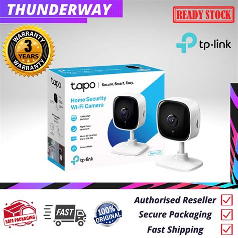 Tp Link Tapo C110 กล้องวงจรปิด ความละเอียด 3mp 2k Wifi พร้อมเมฆนิรภัย และการรับรอง Sirim