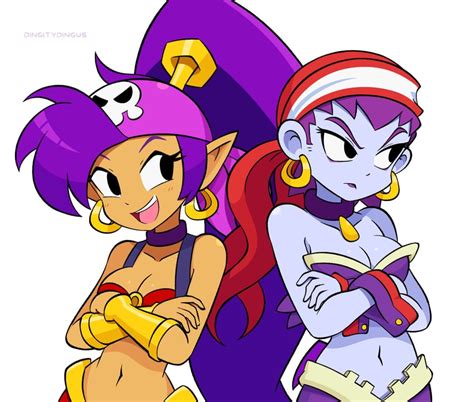 Shantae And Risky Boots Shantae Drawn By Vinnydingitydingus Danbooru
