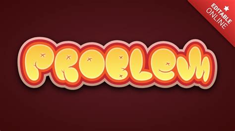 Problem Text Effect Generator